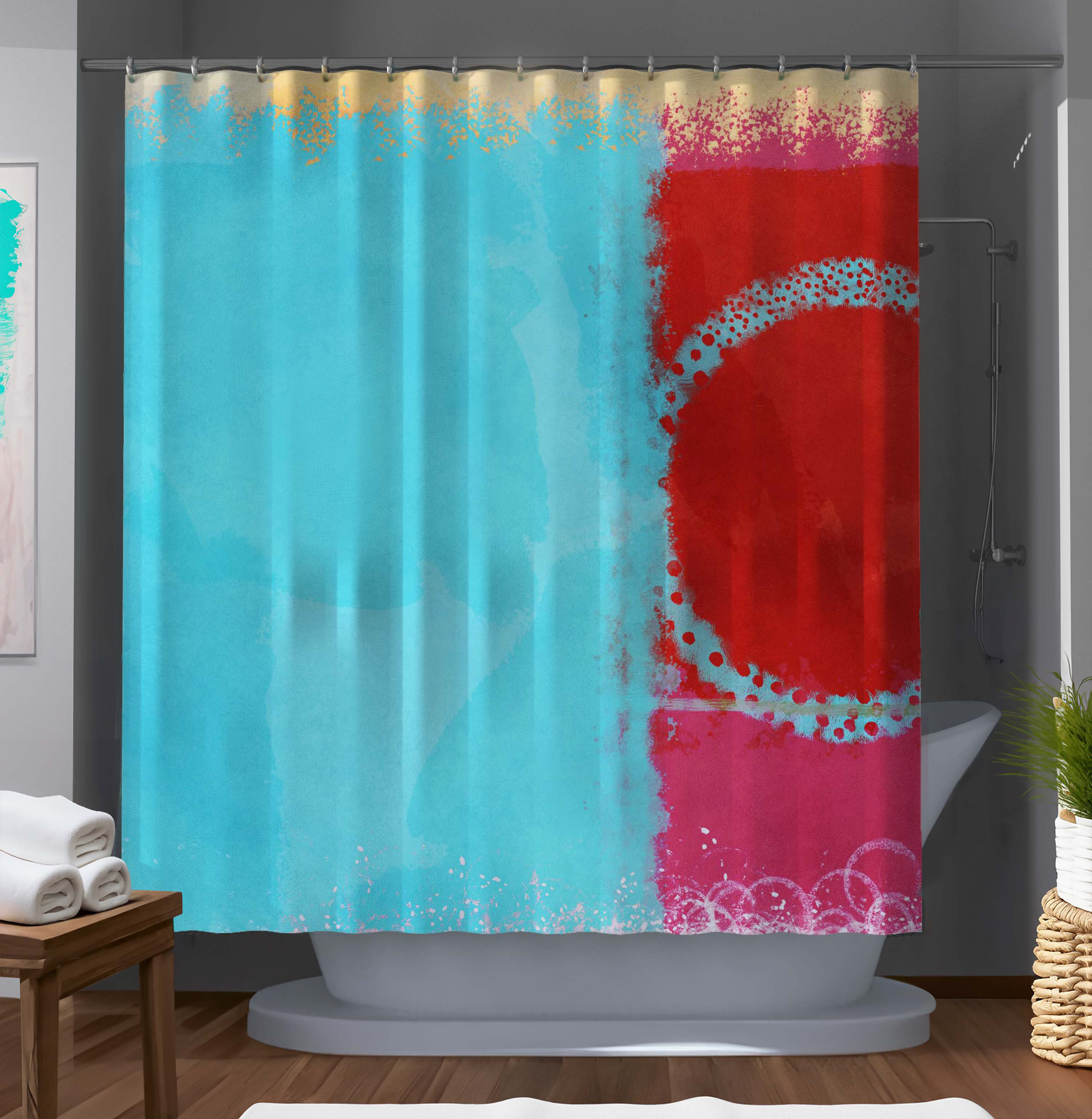 East Urban Home Simple Invincible Shower Curtain - Wayfair Canada