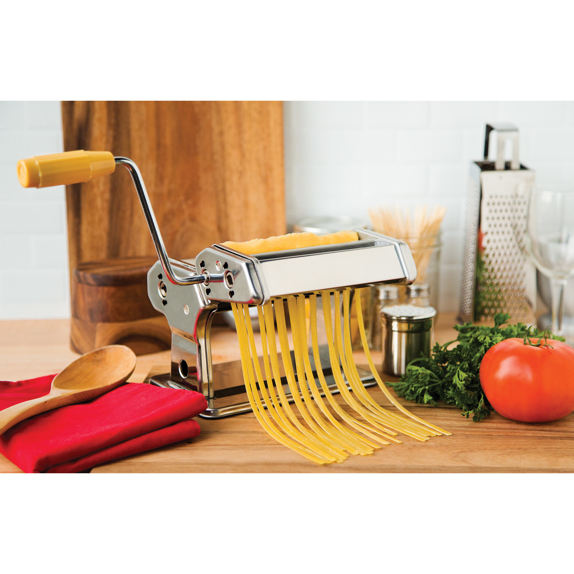 Fox Run Brands Manual Pasta Maker with 1 Attachment & Reviews | Wayfair