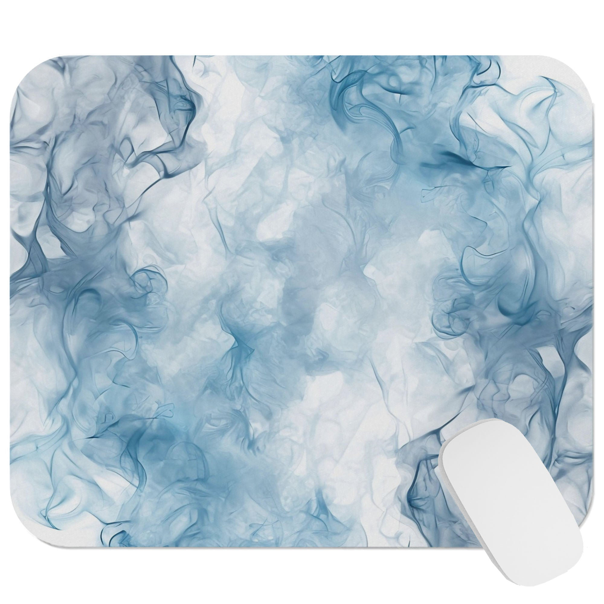 Ivy Bronx Abstract Blue Myst VII Modern Gaming Cute Office Laptop Desk ...