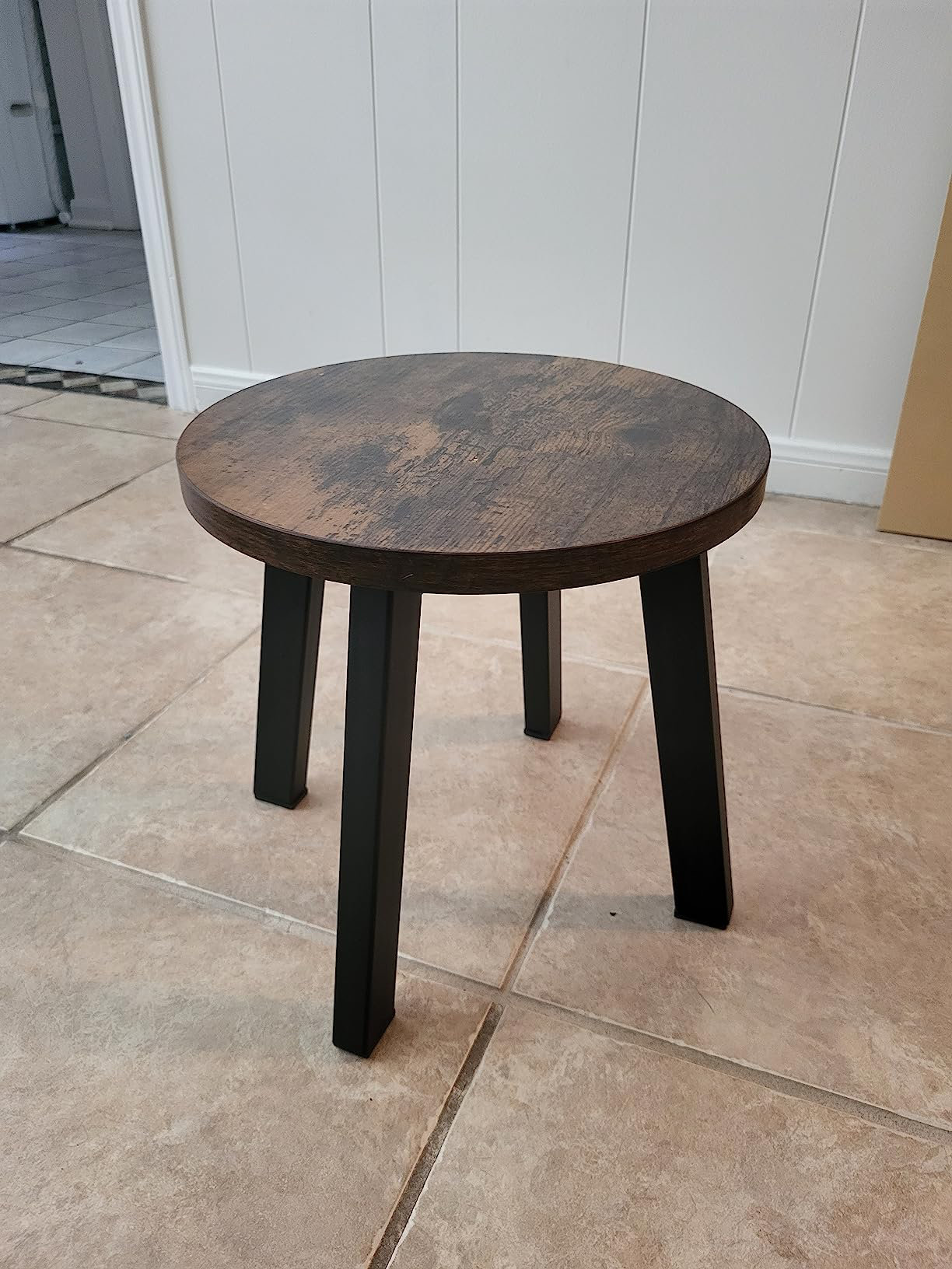 17 Stories Small Step Stool, Round Toddler Step Stool for High Bed ...