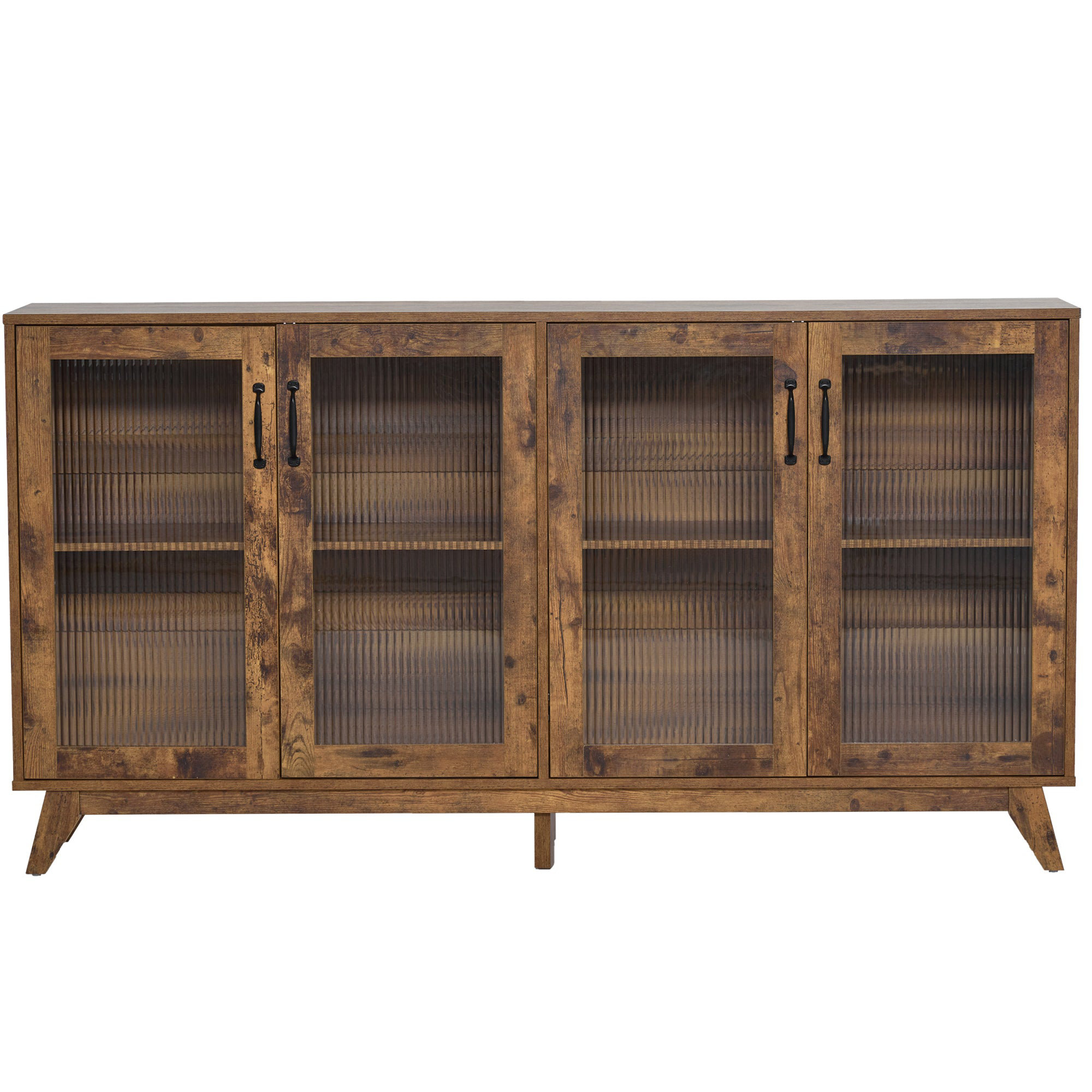 George Oliver Aurrie 63'' Kitchen Buffet Server Table Accent Sideboard ...