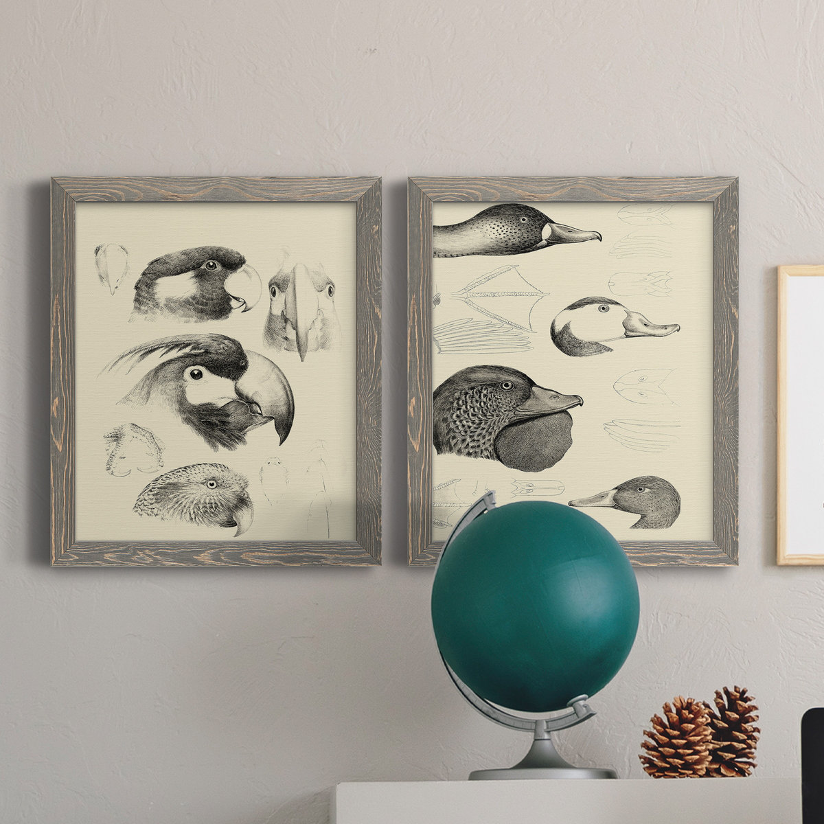 Bay Isle Home™ Waterbird Sketchbook III - 2 Piece Picture Frame ...