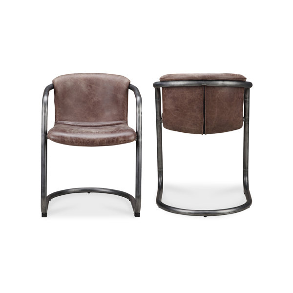AllModern Higbee Genuine Leather Dining Chair & Reviews - Wayfair Canada