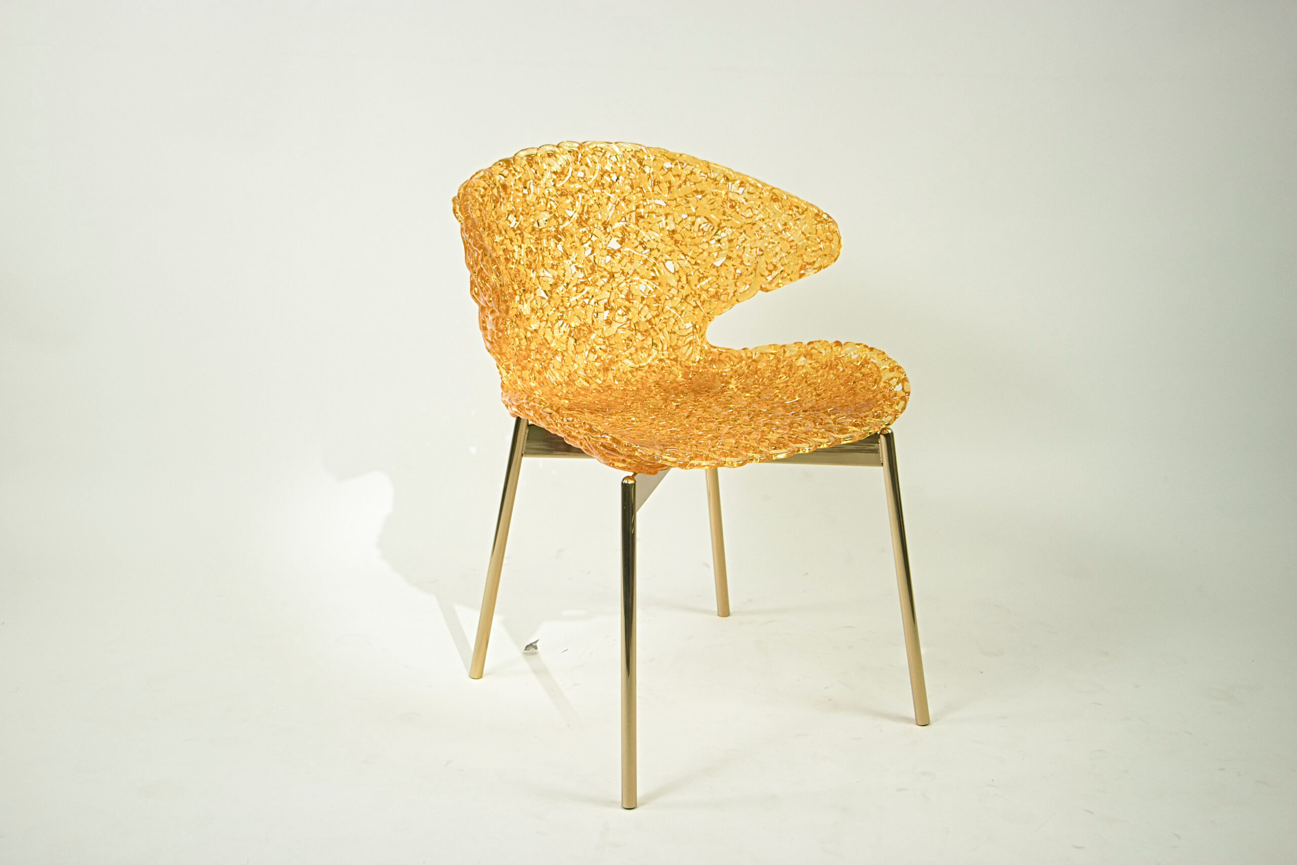 Dainte Swan Luxury Modern Dining Chair with Steel Legs – Iconic Design with Elegant Light ...