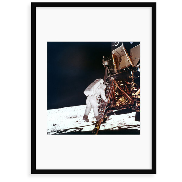 East Urban Home Edwin Buzz Aldrin Descends The Steps Of The Lunar ...