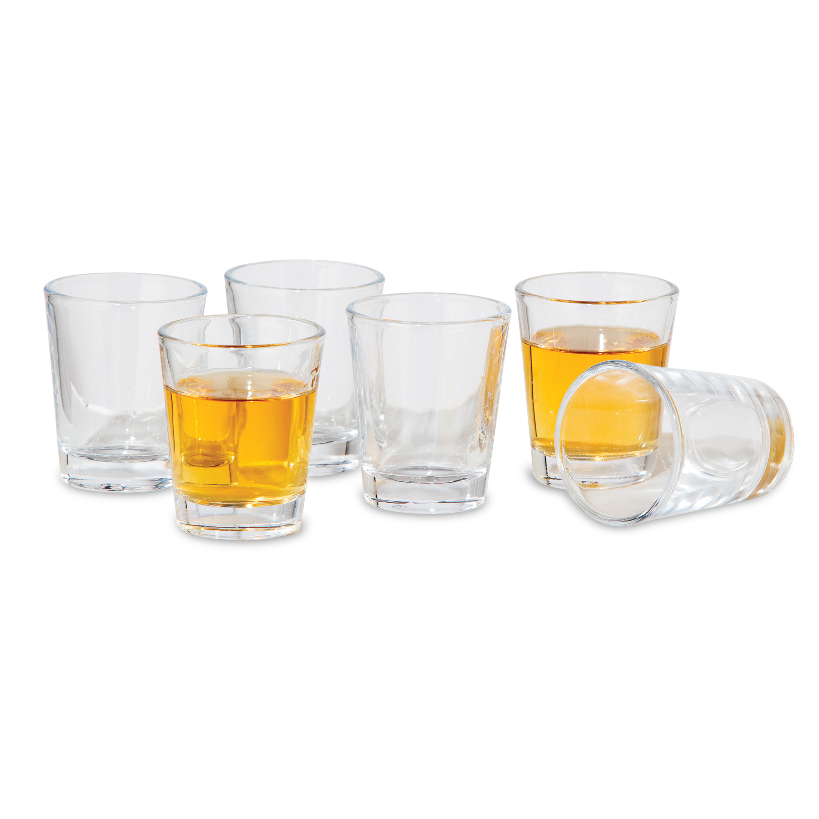 Oggi Barware 6 Piece 1.5 Oz Glass Shot GlassSet | Wayfair