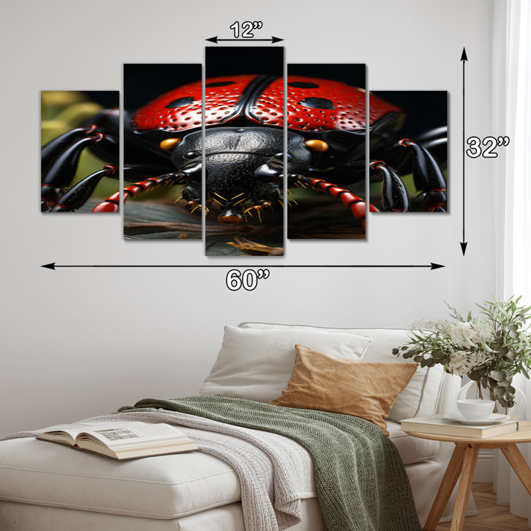 DesignArt Insects Bugs Portrait Stunning II - Animals Metal Wall Decor ...