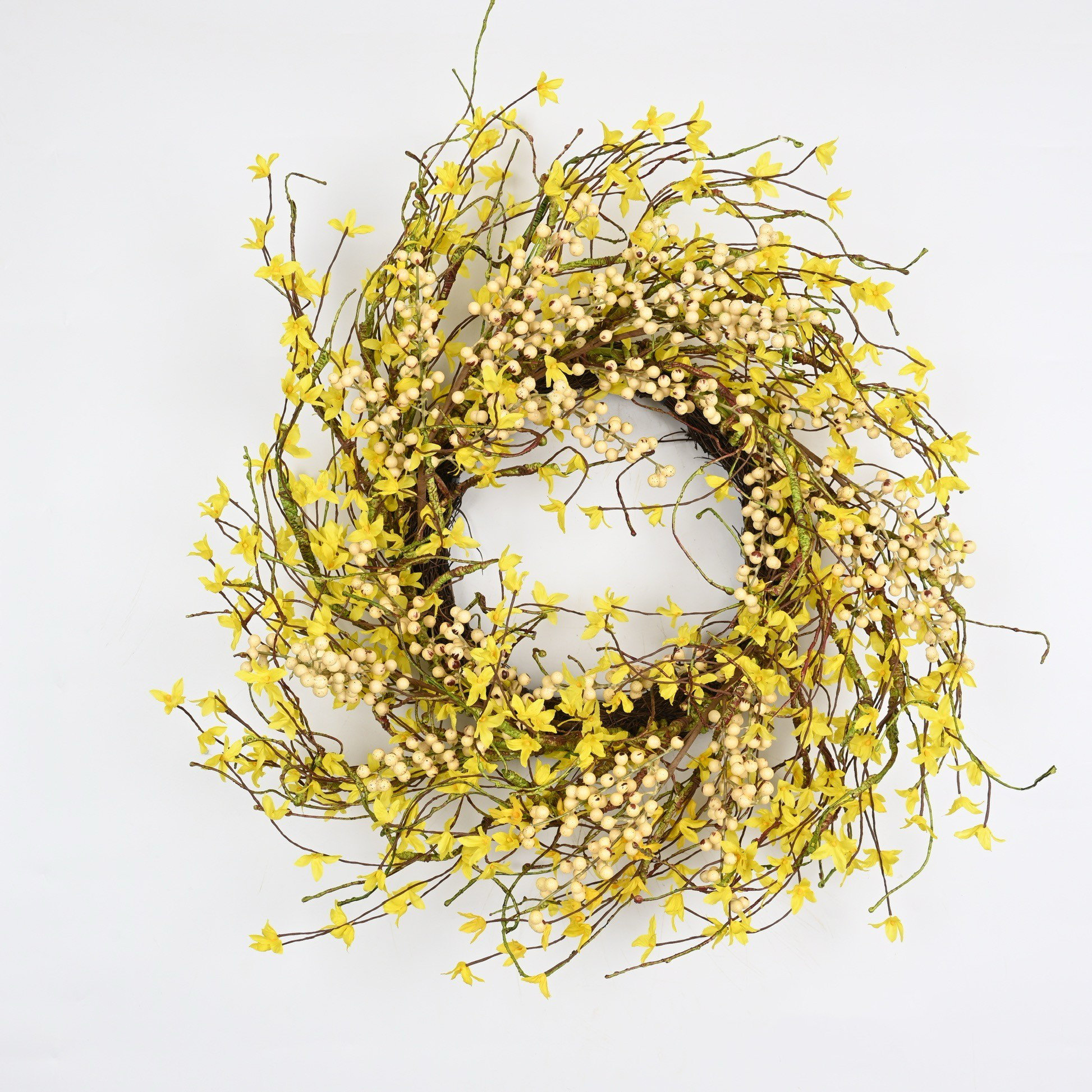 The Holiday Aisle® 24" Artificial Farmhouse Grapevine Twig Wildflower ...