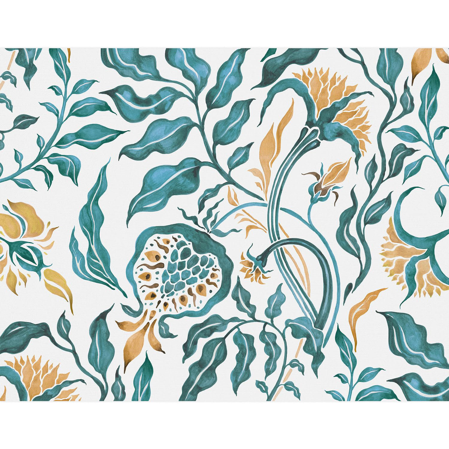 IDEA4WALL Floral Border - Wayfair Canada