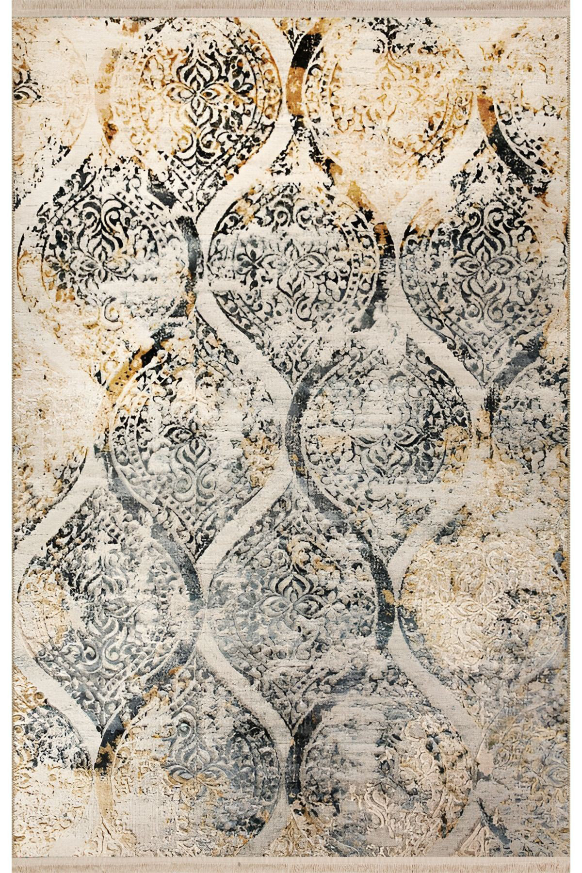 Hokku Designs Abstract Beige Area Rug | Wayfair