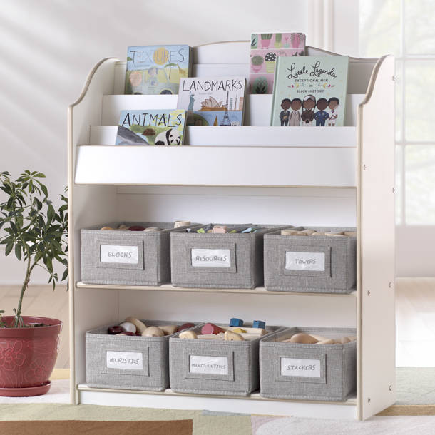 Guidecraft EdQ Essentials Rotating Book Display 3 Tier & Reviews | Wayfair