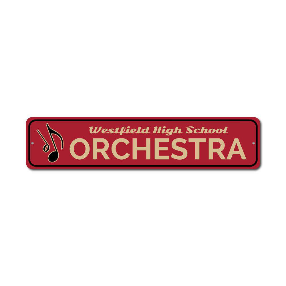 Lizton Sign Shop, Inc High School Orchestra Custom Aluminum Sign | Wayfair