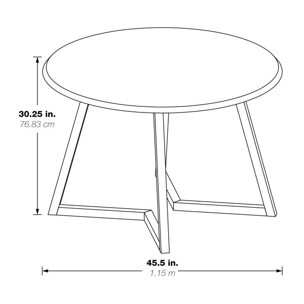 Ebern Designs Koralynn Round Dining Table & Reviews | Wayfair