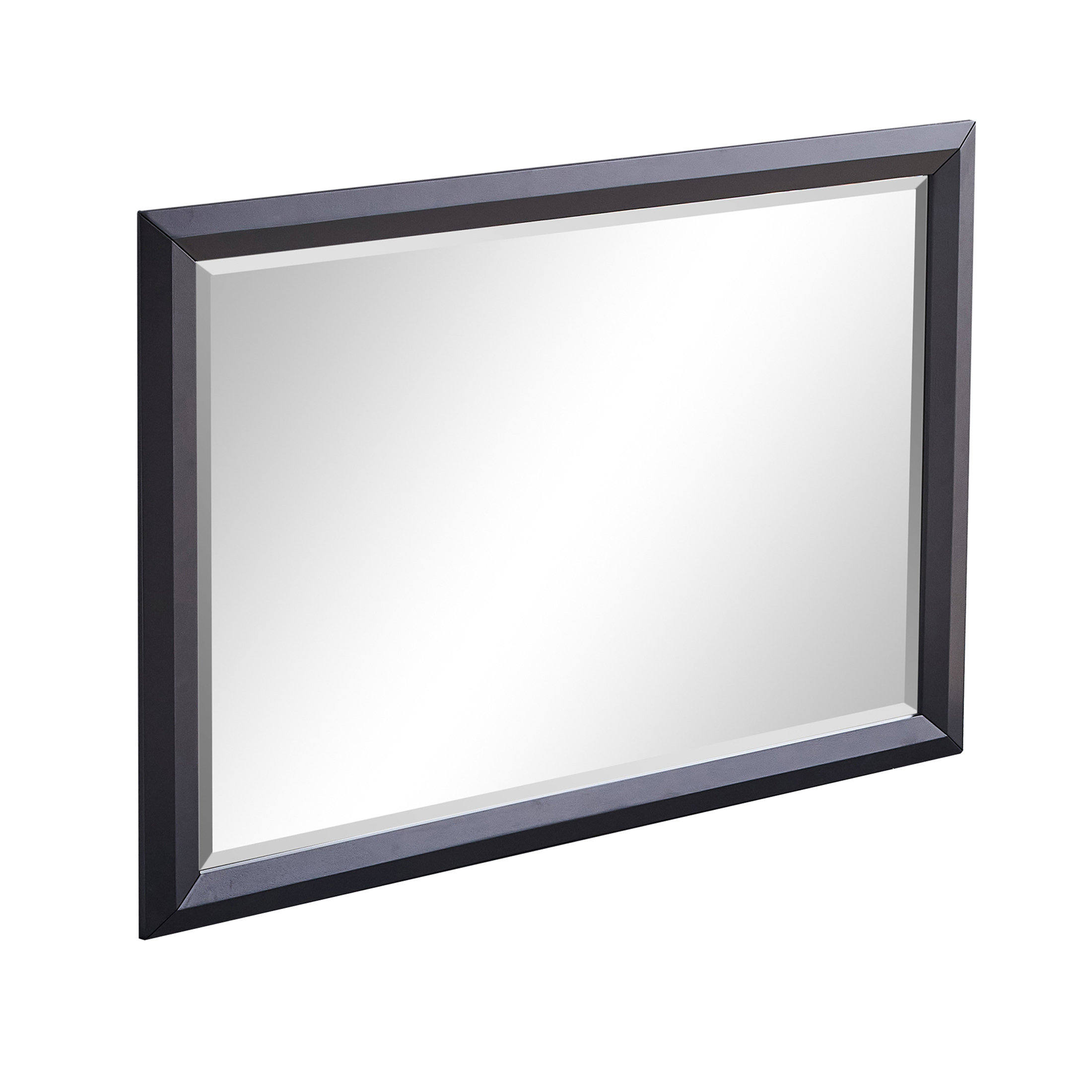 Red Barrel Studio® Liverpool Black Wall Mirror | Wayfair