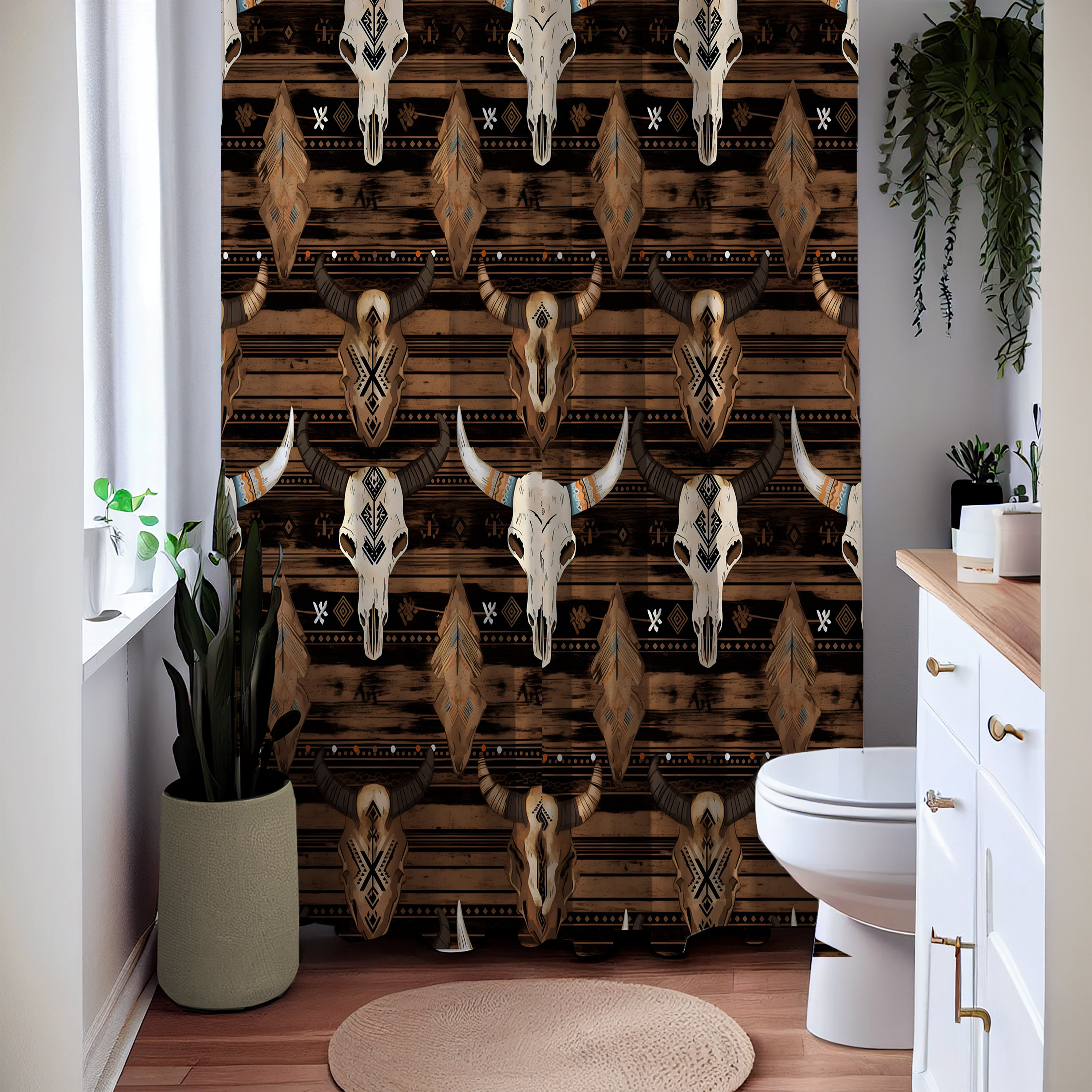 East Urban Home Zackerie Shower Curtain | Wayfair