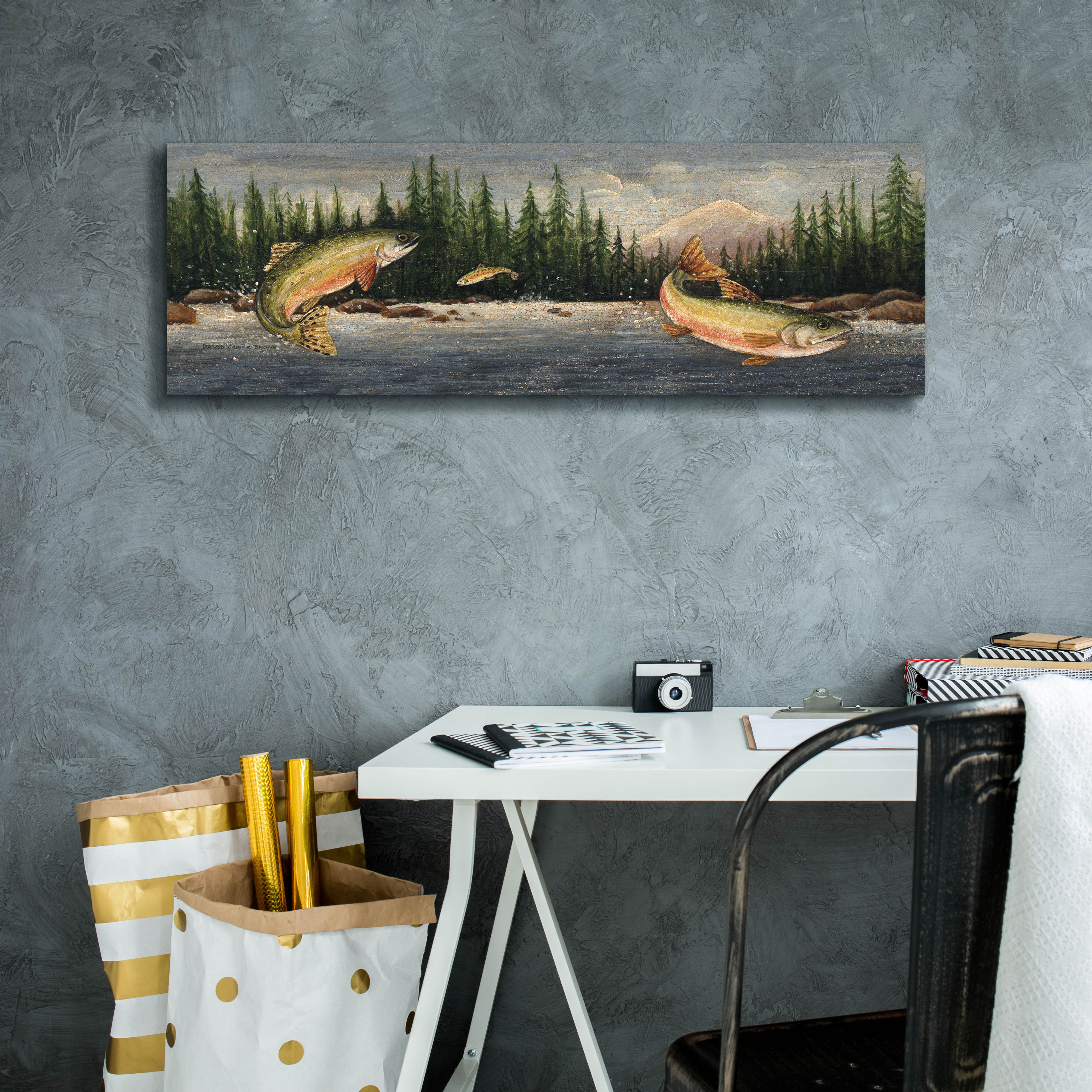 Millwood Pines Epic Graffiti 'Northwoods Trout' by David Carter Brown ...