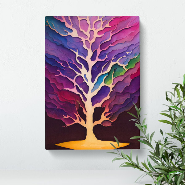 ClassicLiving Sublime Tree No.1 Abstract - Wrapped Canvas Graphic Art ...