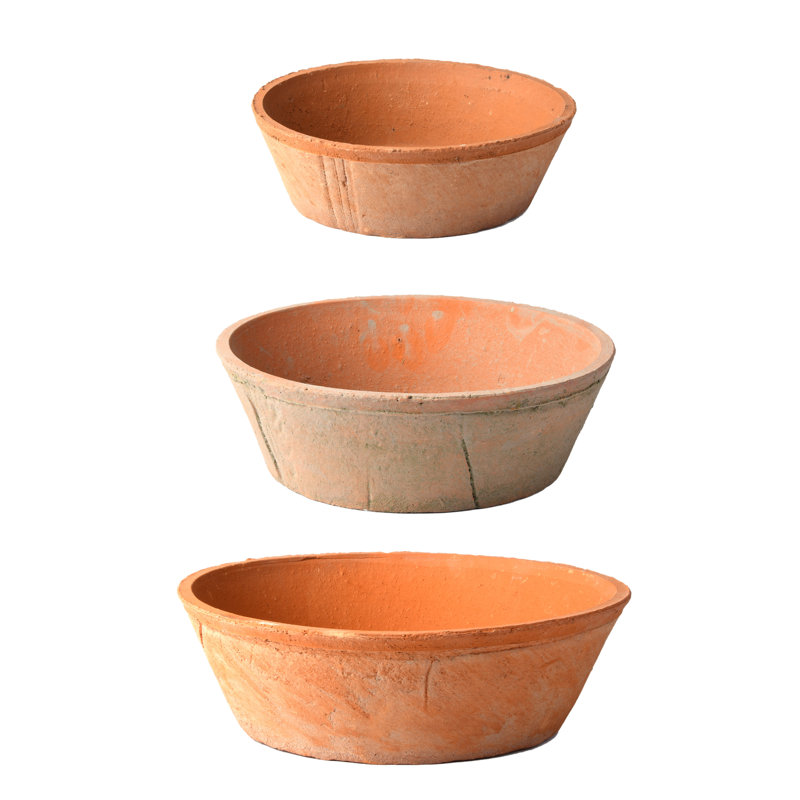August Grove® June 3 - Piece Terracotta Pot Planter Set & Reviews | Wayfair