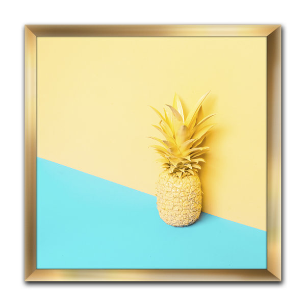 East Urban Home " Pink And Blue Pinapple " - Wayfair Canada