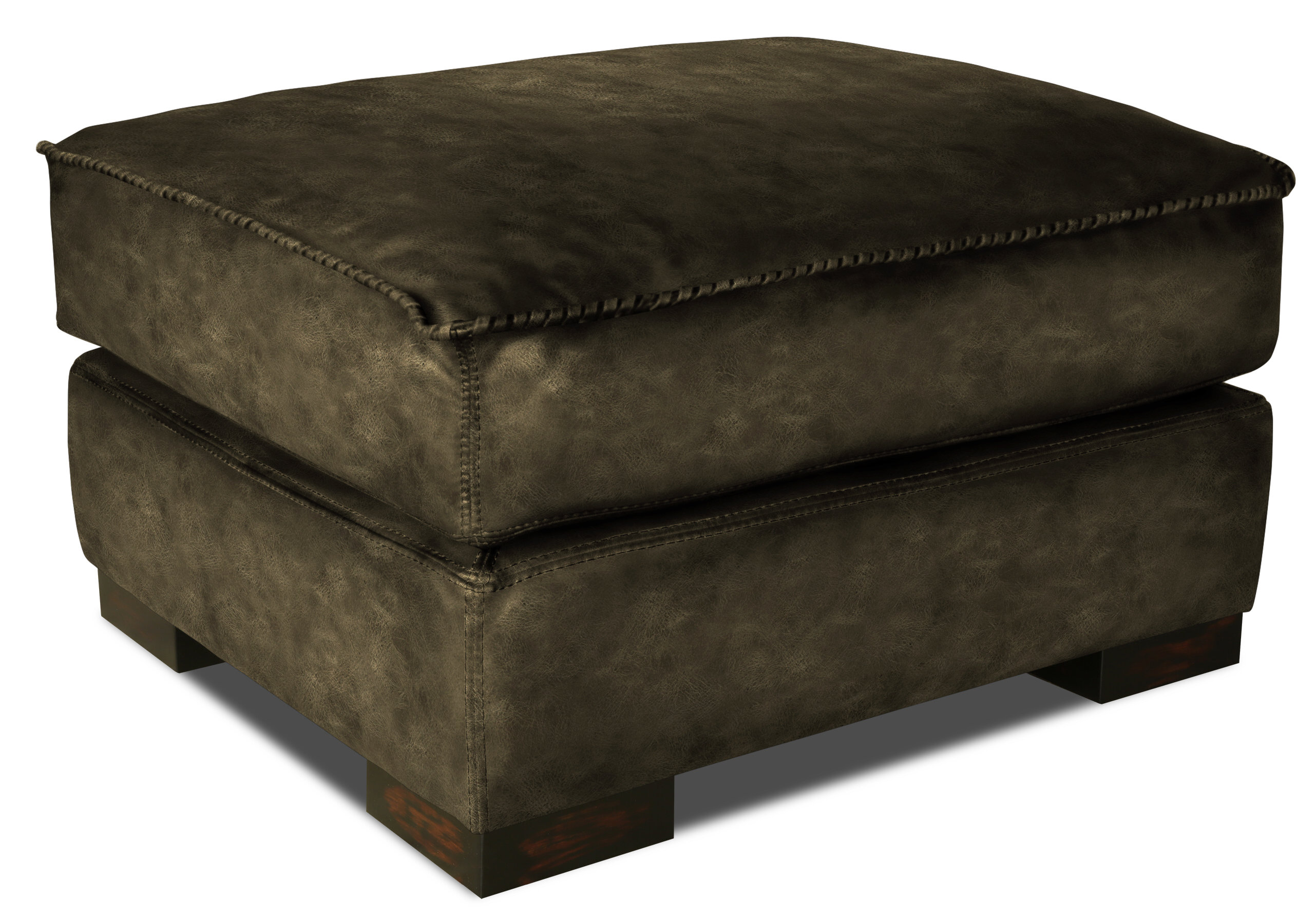 Eleanor Rigby Urban Cowboy 30" Wide Genuine Leather Rectangle Cocktail ...