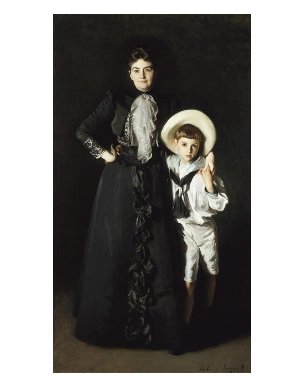 1000Museums Portrait de madame Edward L. Davis et son fils Livingston ...