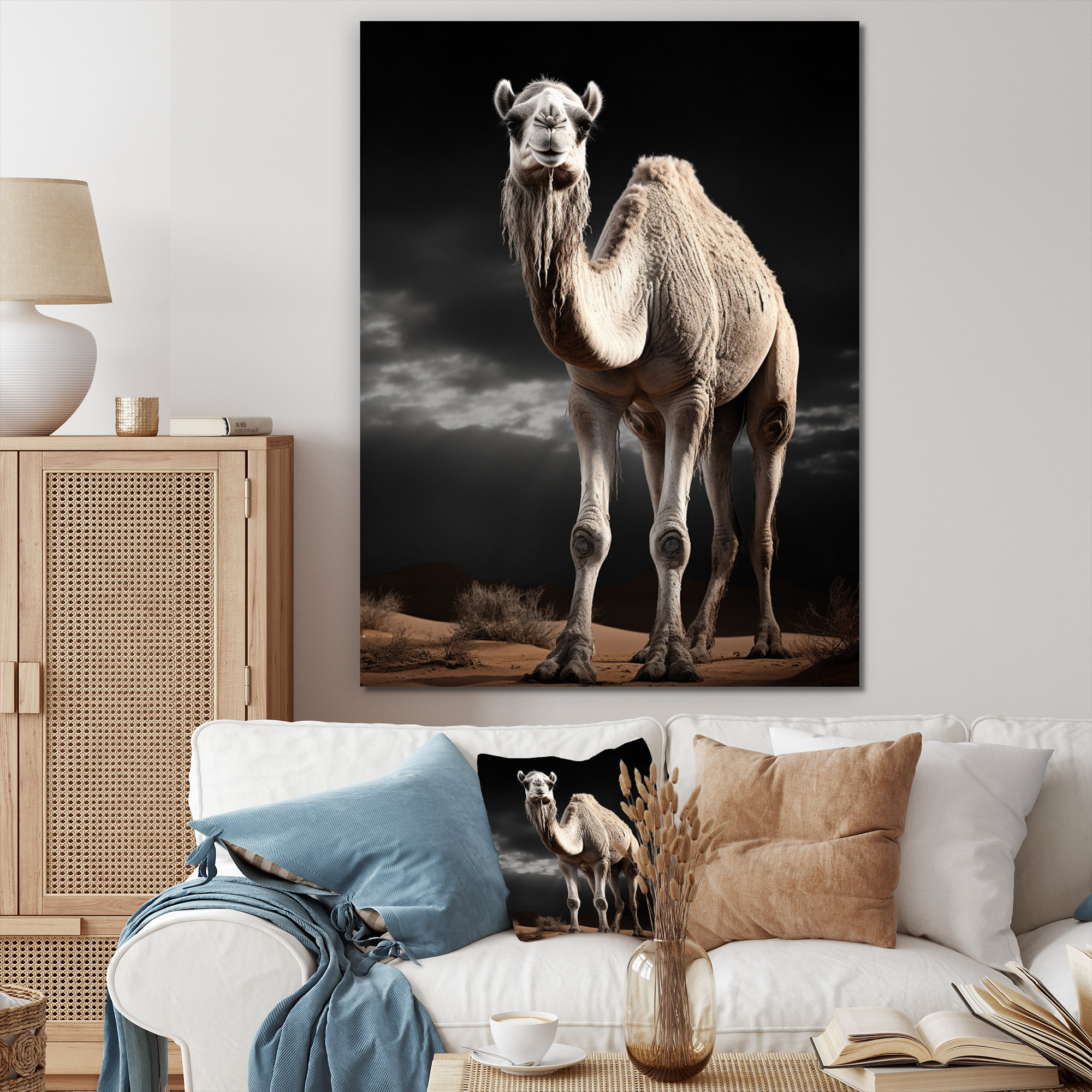 Foundry Select Camel Graceful Steps - Animals Wall Art Living Room ...