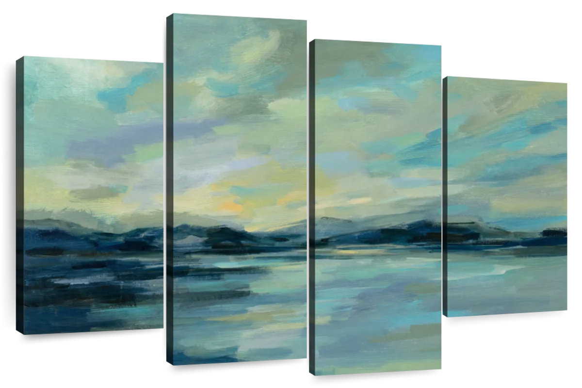 Beachcrest Home™ Gillard Indigo Sea I | Wayfair