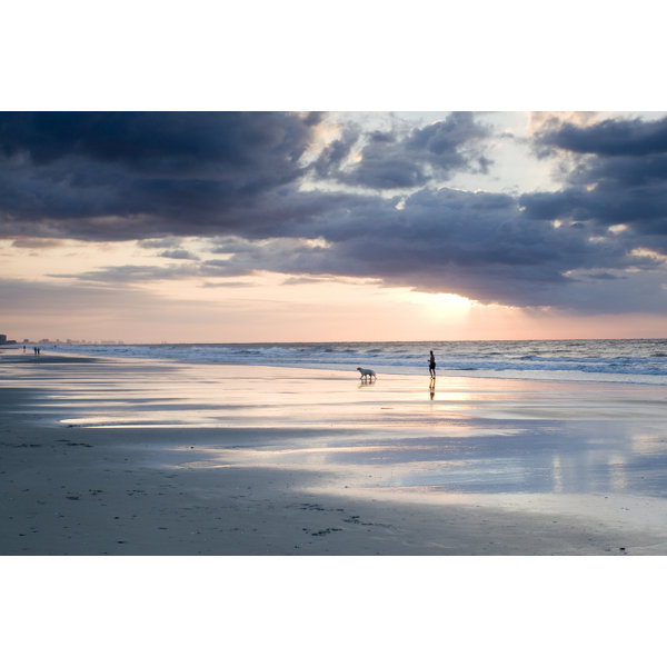Beachcrest Home Morning Walk - Horizontal by TerryHealy - No Frame Art ...