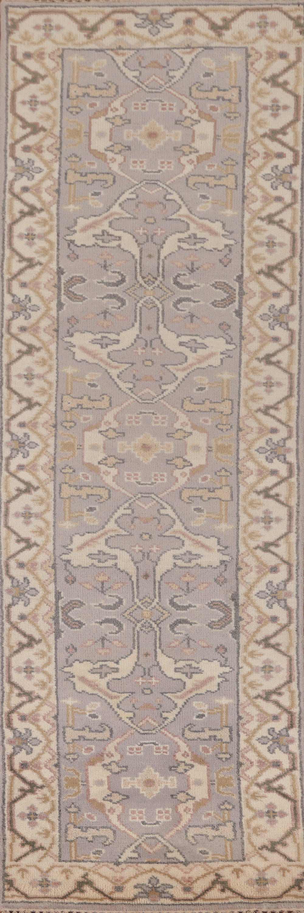 Bloomsbury Market Earth Tone Wool Oushak Oriental Runner Rug 2x10 | Wayfair