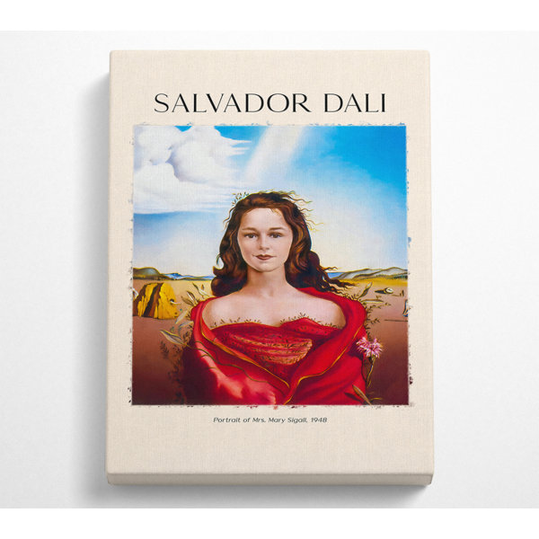 Rosdorf Park Portrait Of Mrs. Mary Sigall. 1948 By Salvador Dali by ...