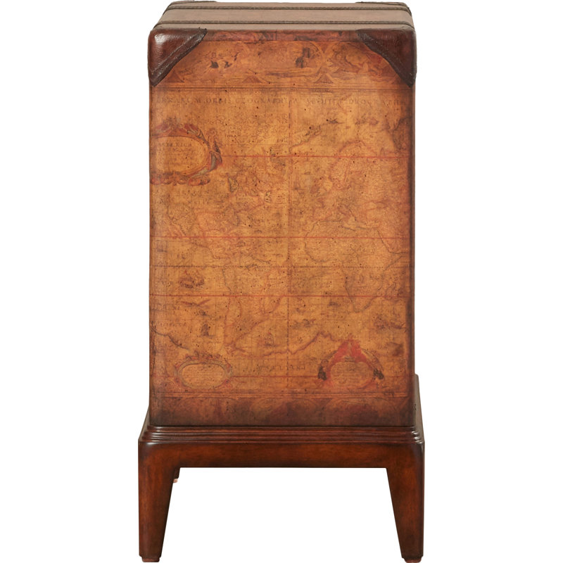 Butler Vasco Old World Map Side Table & Reviews | Perigold