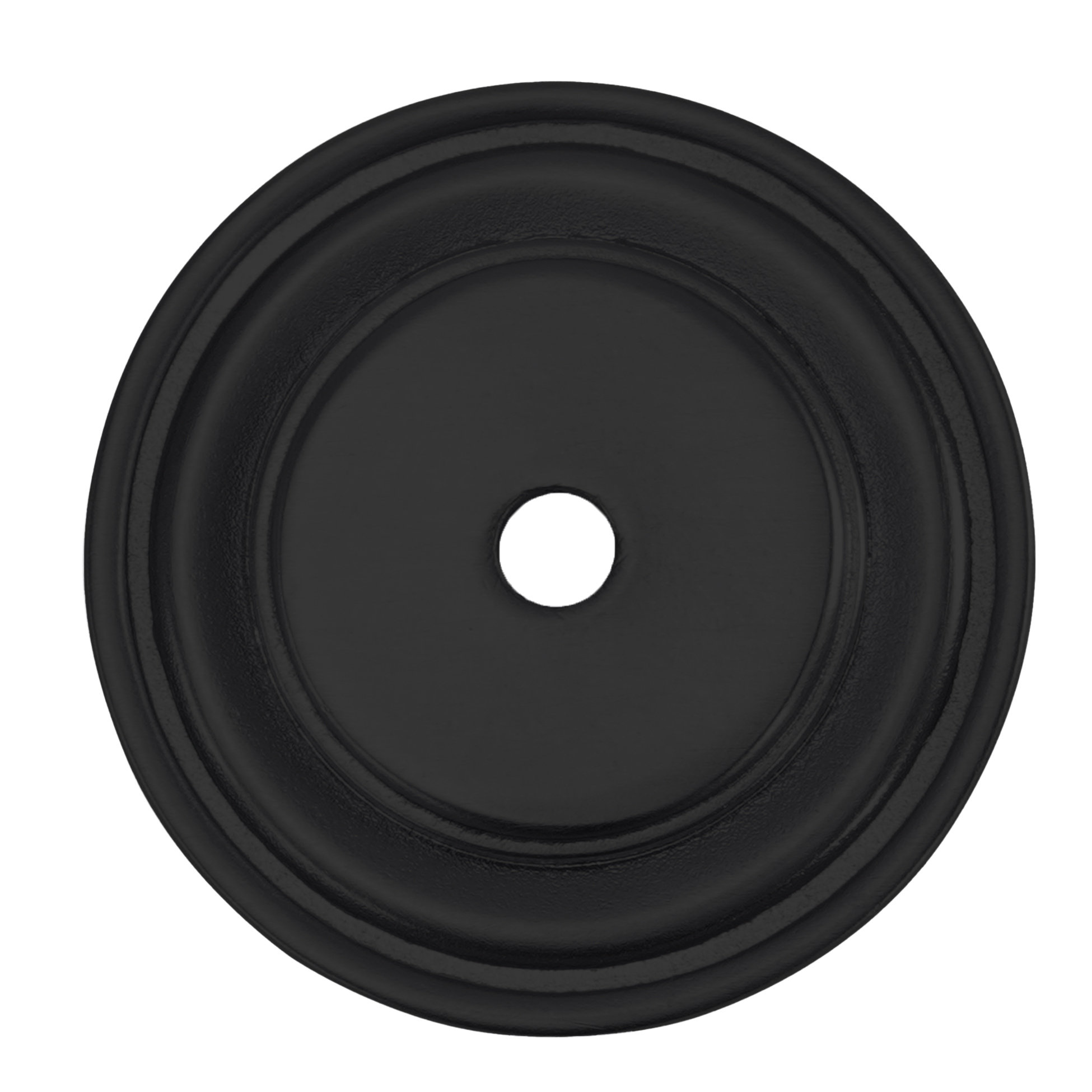 edgar berebi decorative back plate round in satin nickel plate | Wayfair