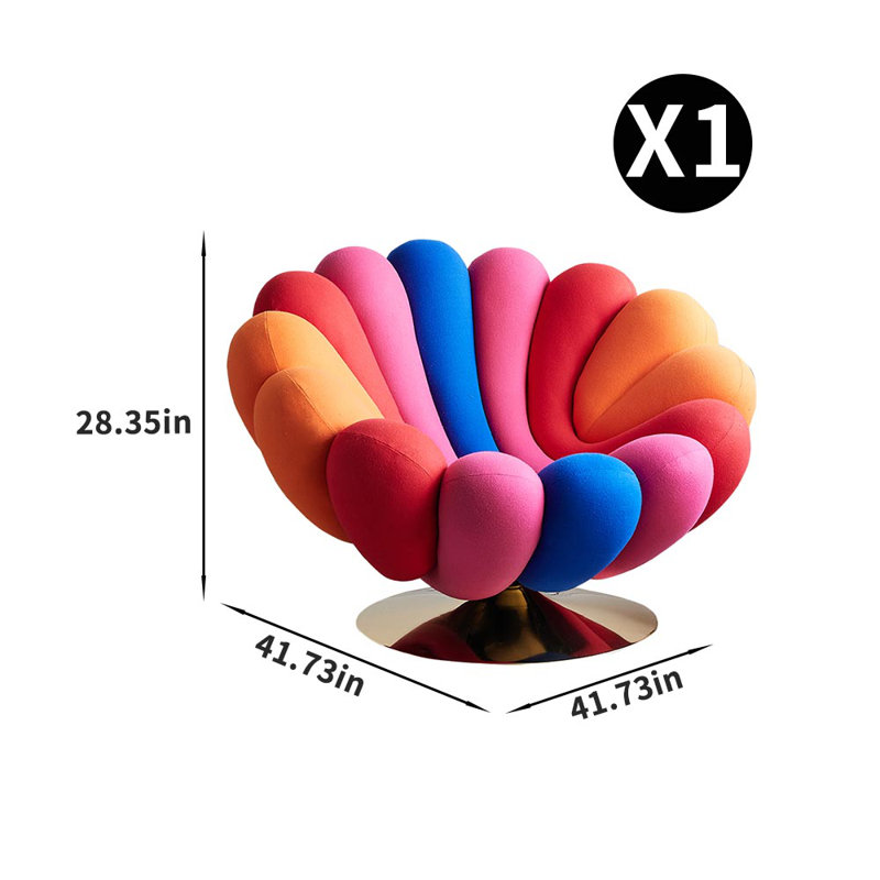 TimberCraft Designs Single Person Rotating Sofa And Leisure Chair | Wayfair