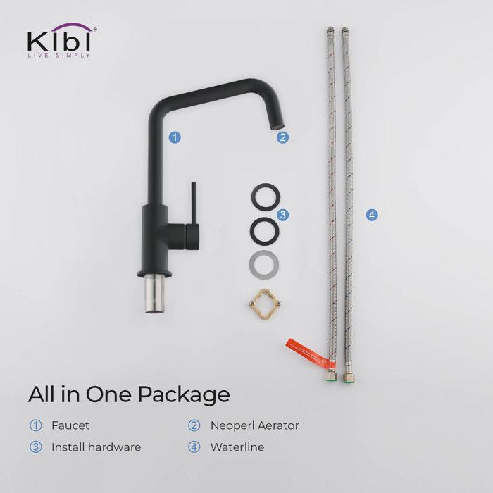 KIBI USA KIBI Macon Kitchen Faucet & Reviews | Wayfair