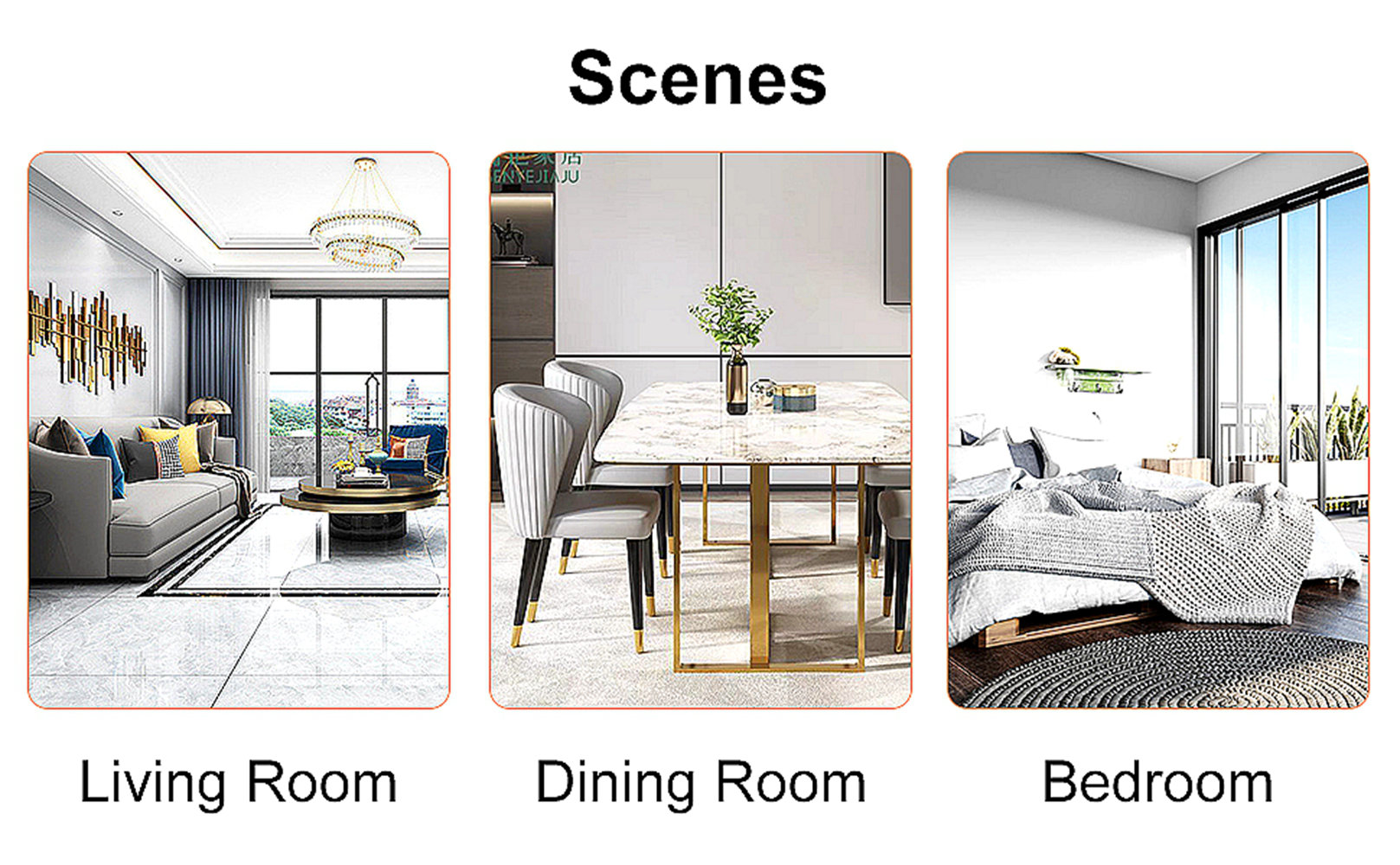 Mercer41 Modern Minimalist Tempered Glass With Sticker Desktop Coffee ...