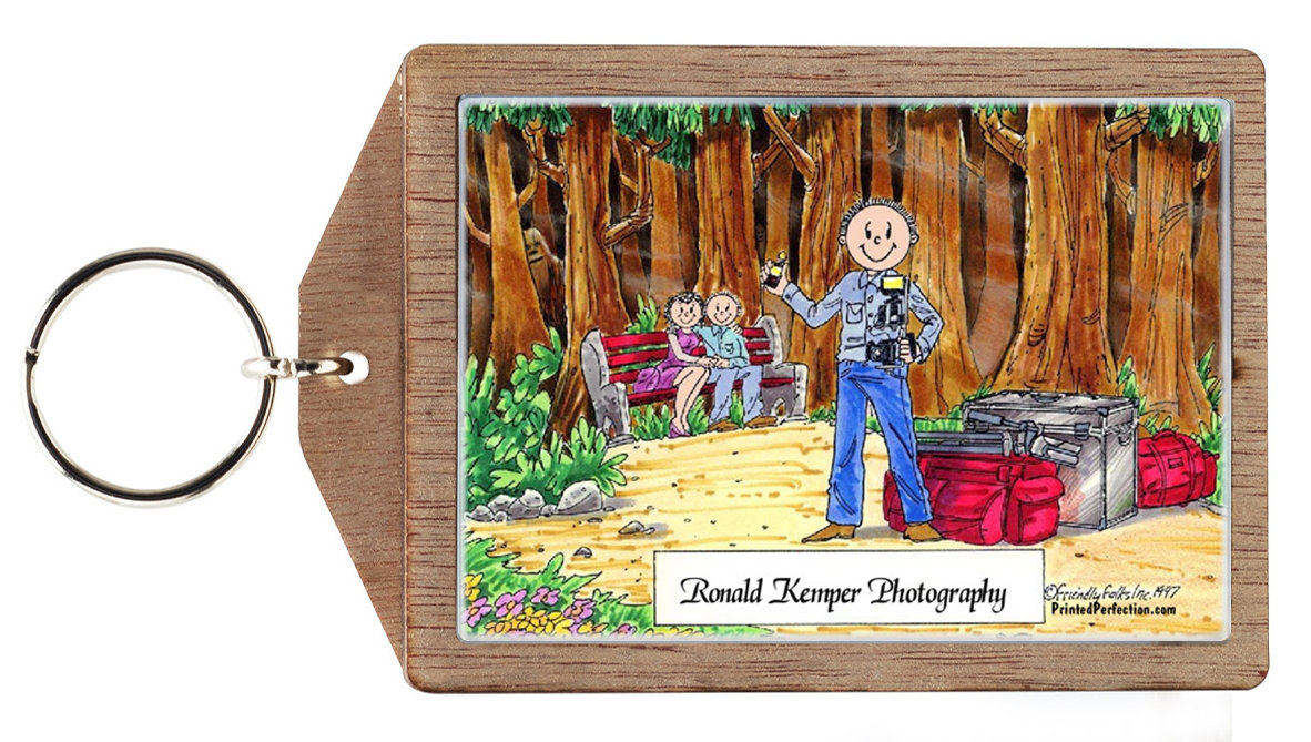 Printed Perfection Personalized Photographer - Male Wooden Key Chain ...
