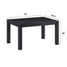 NTC Block Modern Farmhouse Dining Table, Rectangular Dinner Table for ...