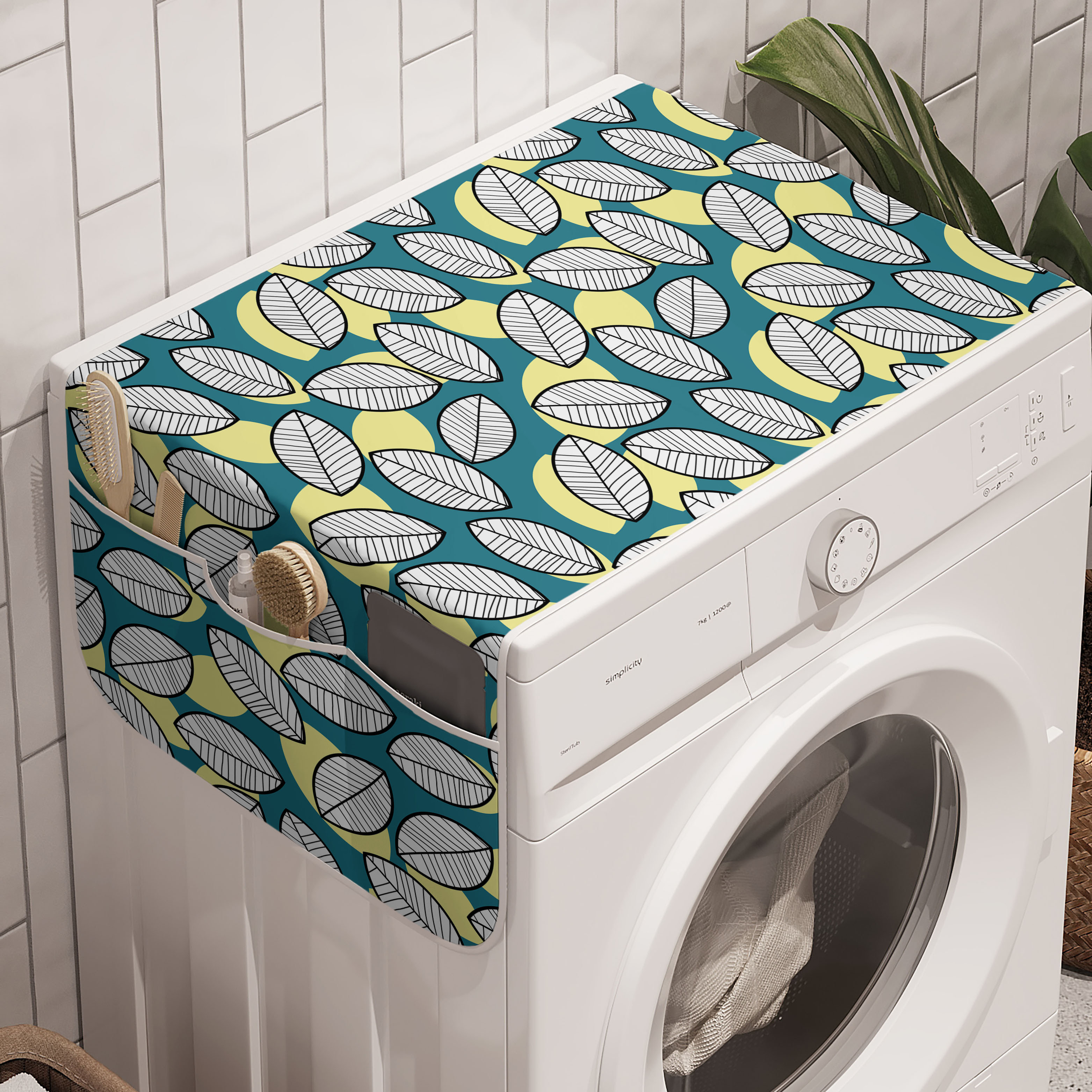 East Urban Home Autumn Washing Machine Organizer Pack of 2 47" x 18.5 ...