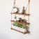 Brambly Cottage 3 Tier Wooden Rope Rack - Suspended Floating Rack ...