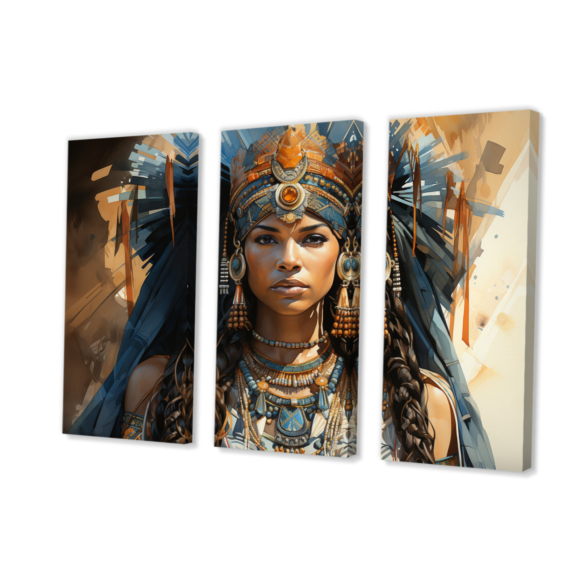 Bungalow Rose African Tribes Ashanti Royalty - African Tribes Canvas ...