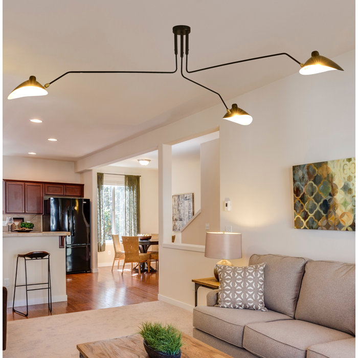 Wrought Studio Graiden 3 - Light Geometric Chandelier | Wayfair