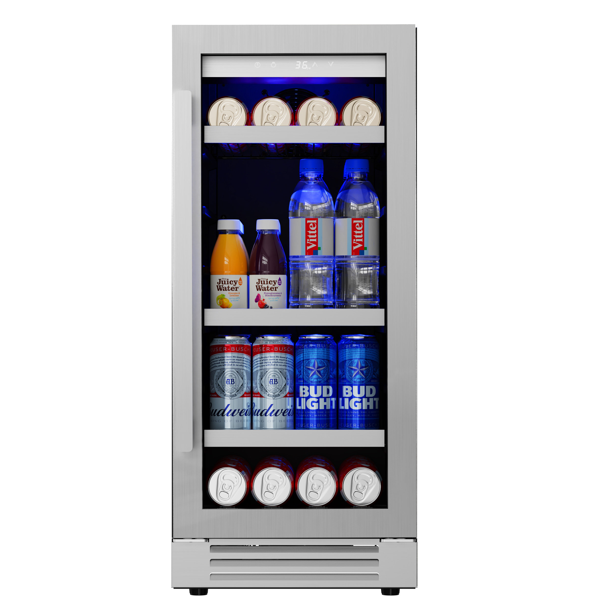 CLF 100 Cans (12 oz.) 3 Cubic Feet Outdoor Rated Beverage Refrigerator ...