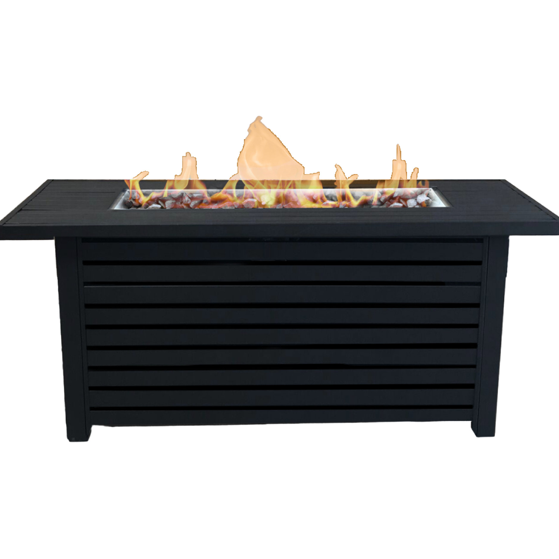 Latitude Run® Black Steel Outdoor Heating Fire Pit - 80 Lbs Weight, 35 ...