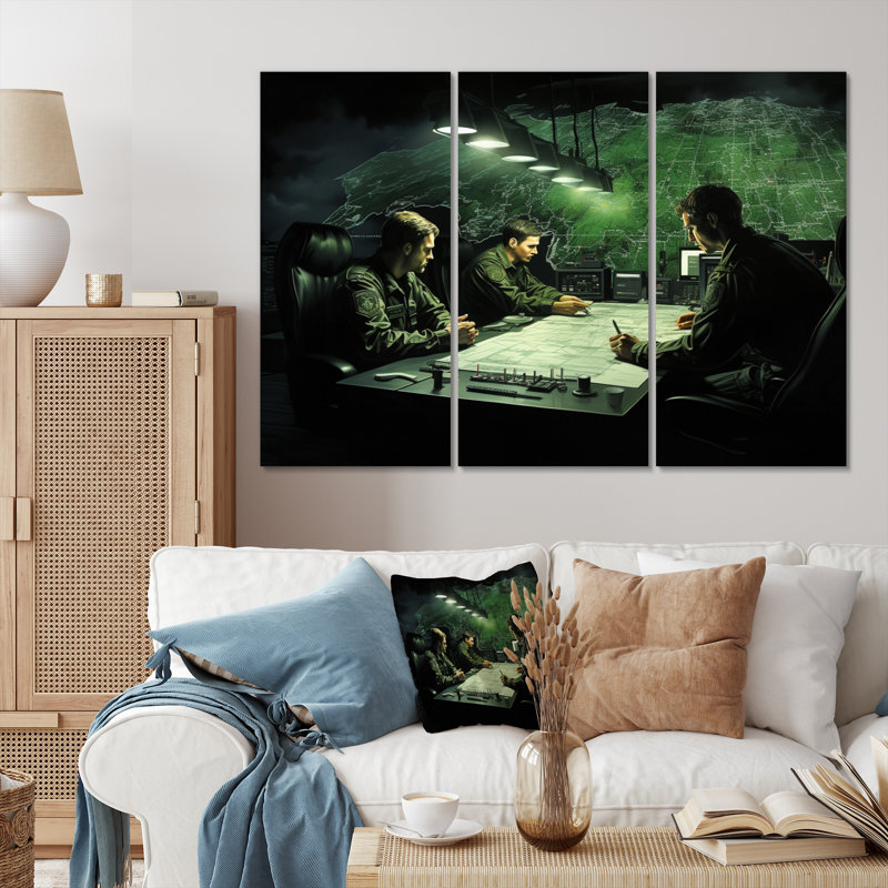 Design Art Military Mission Command I - Army Metal Wall Decor Set | Wayfair