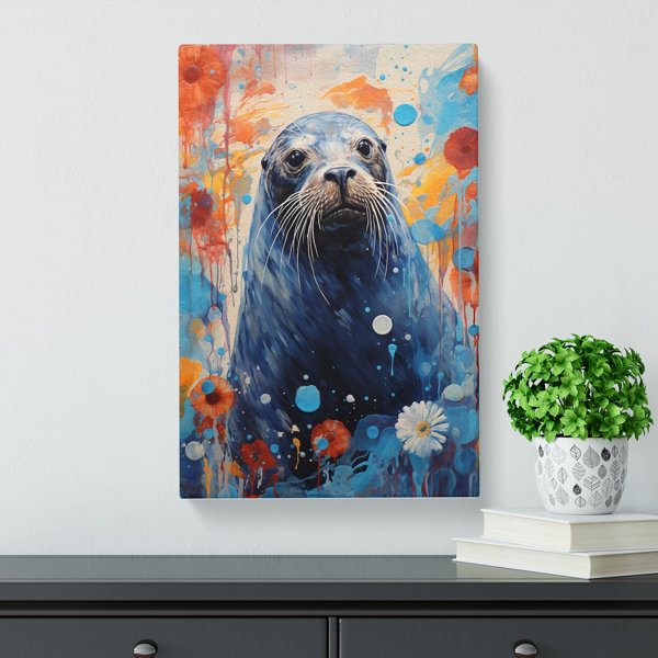 House of Hampton Seal Seal Seal Art Informel Art | Wayfair.co.uk