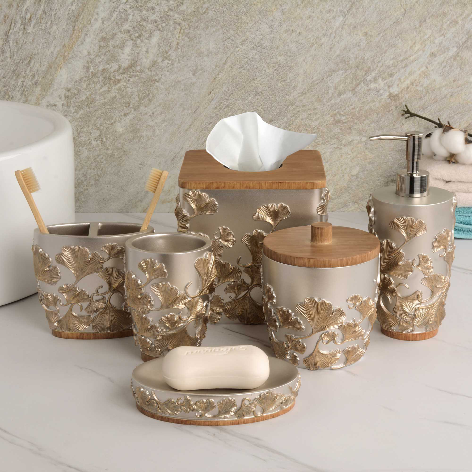 House of Hampton Dorina 6 Piece Bathroom Accessories Set - Wayfair Canada