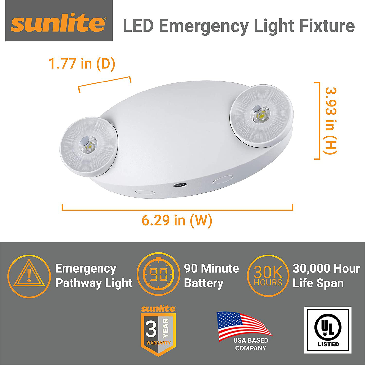 Sunlite 15-Watt Equivalent 120-Volt Integrated LED White Adjustable ...