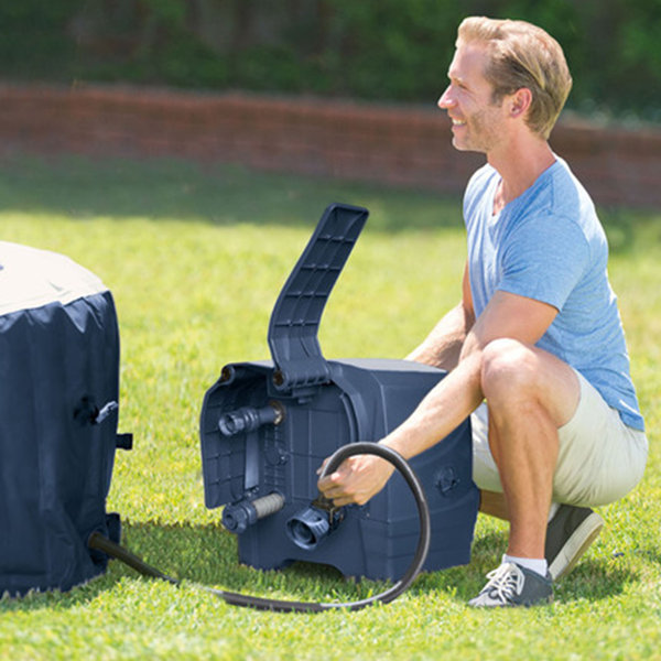 Intex PureSpa Plus Inflatable Square Hot Tub w/ AirJets & Reviews | Wayfair