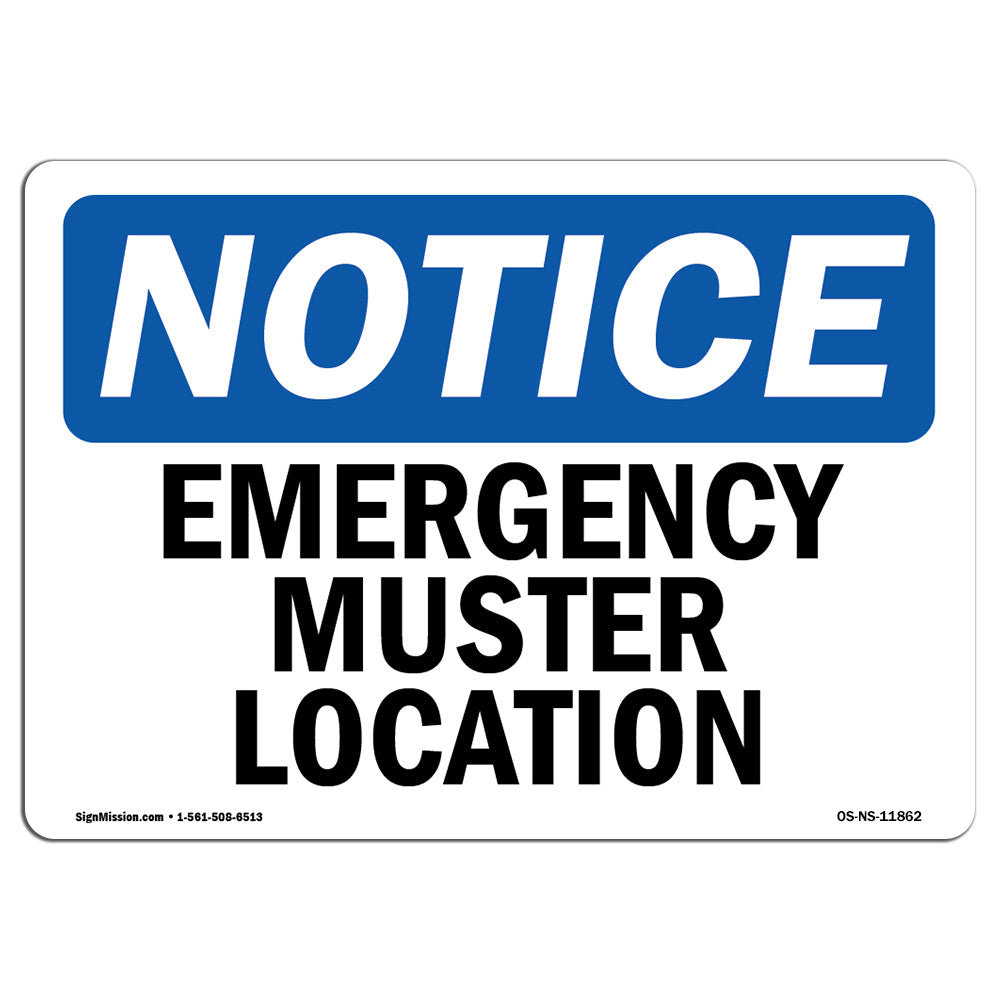SignMission Emergency Muster Location Sign | Wayfair