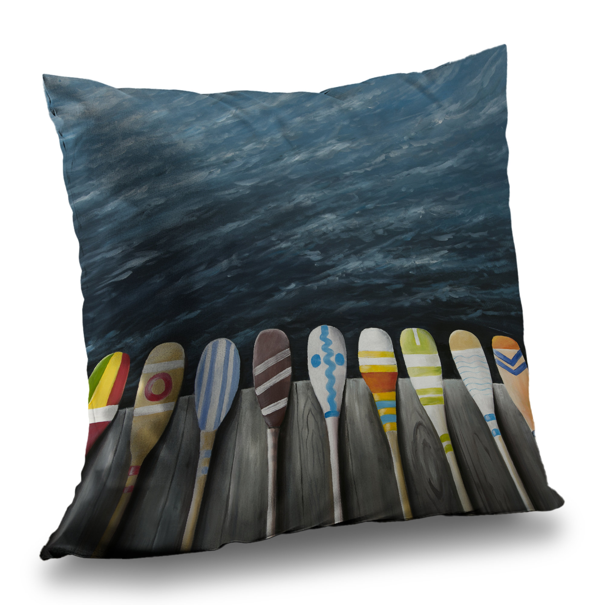 Begin Edition International Inc. Colorful Paddles on the Dock | Brown ...